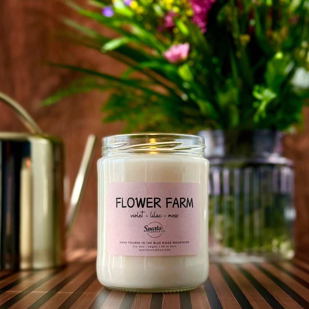 FLOWER FARM CANDLE – Sparta Candle Co.