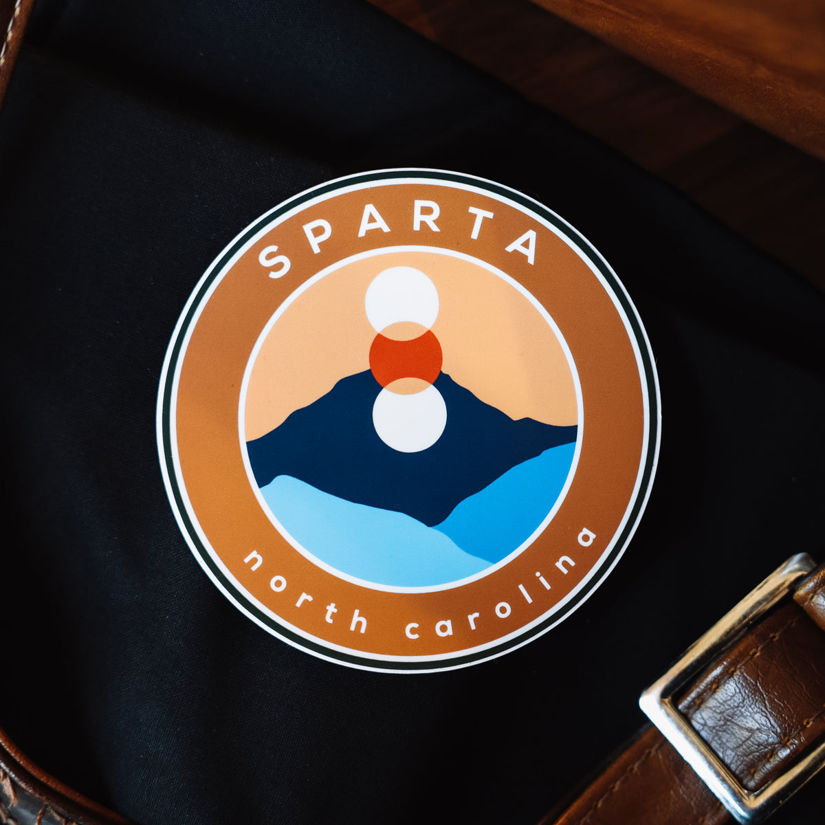 THREE MOONS SPARTA STICKER – Sparta Candle Co.