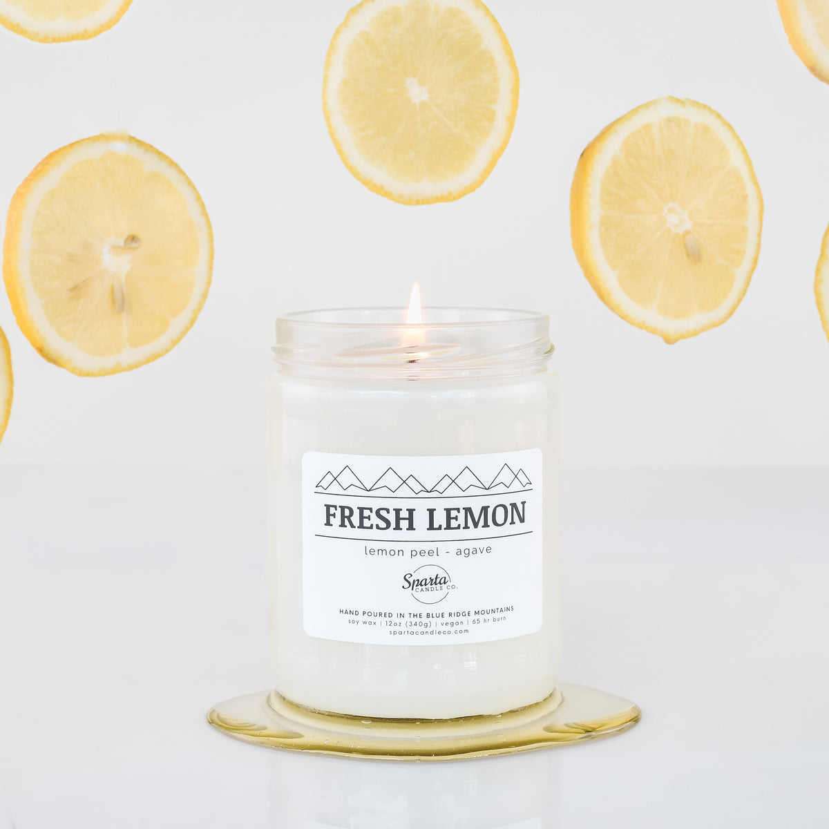 FRESH LEMON CANDLE – Sparta Candle Co.